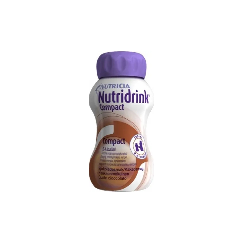 Nutricia Nutridrink compact food supplement chocolate 4x125 ml
