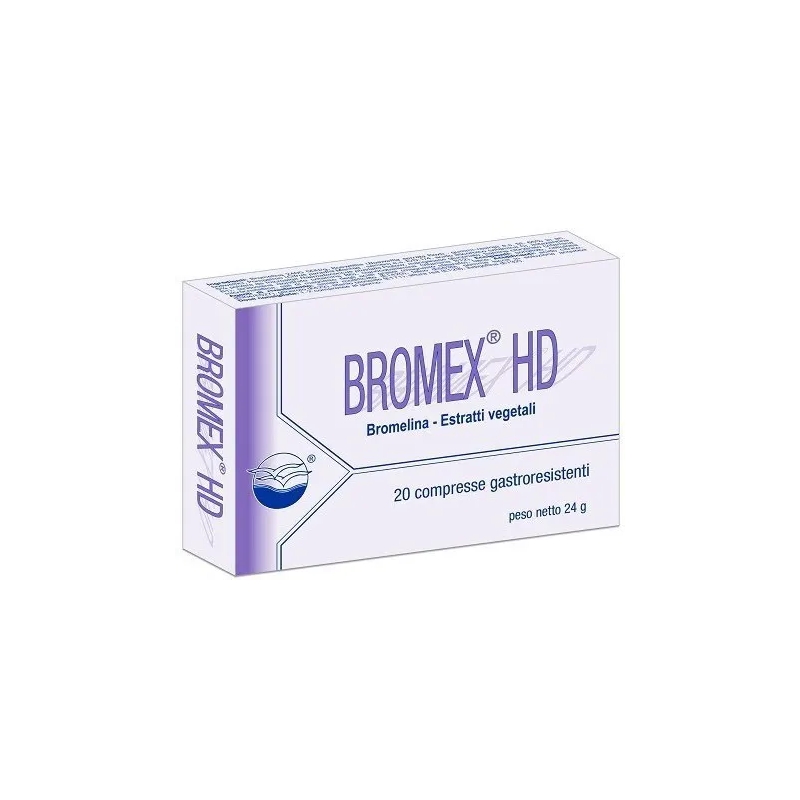 Bromex hd - natural pain relief supplement 20 pills