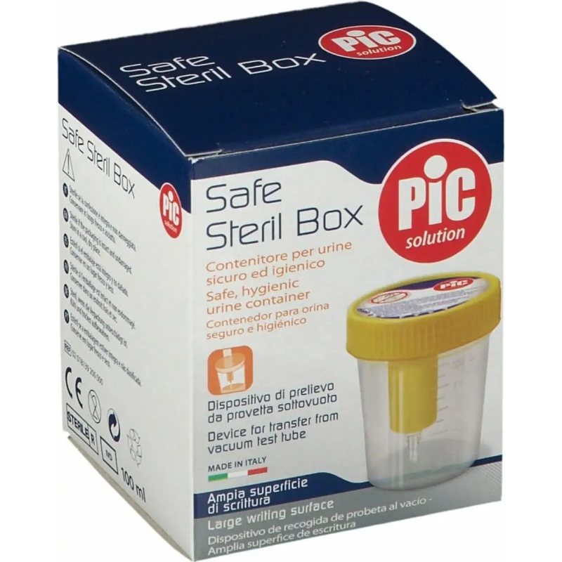 Safe steril box - safe and hygienic urine container
