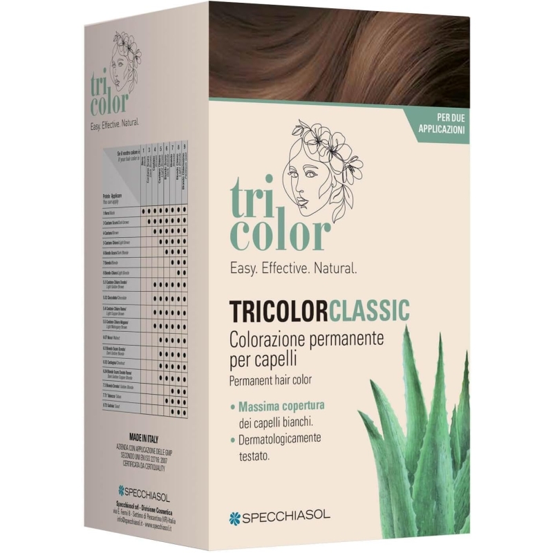 Specchiasol tricolor classic - quick hair color no. 8.1 nordic blonde
