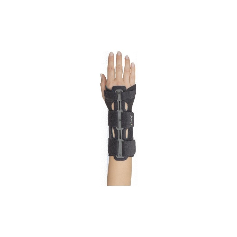 Dual lock long ambidextrous splinted wrist brace 21cm size s