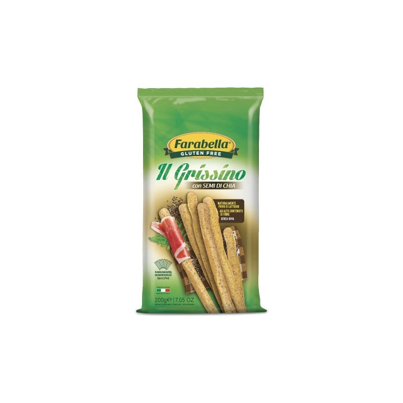 Farabella Chia seed breadsticks - gluten-free, egg-free, and naturally ...